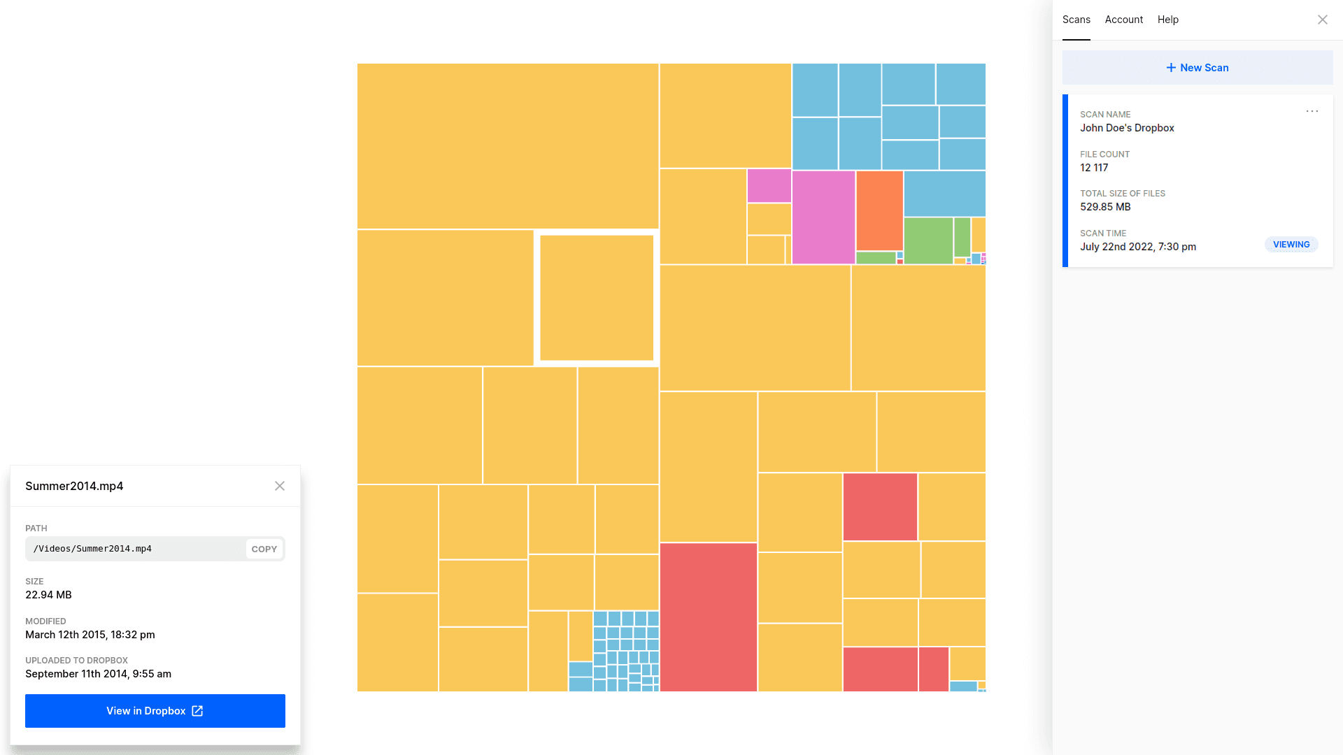 TreeSize for Microsoft OneDrive - Cloud Treemap